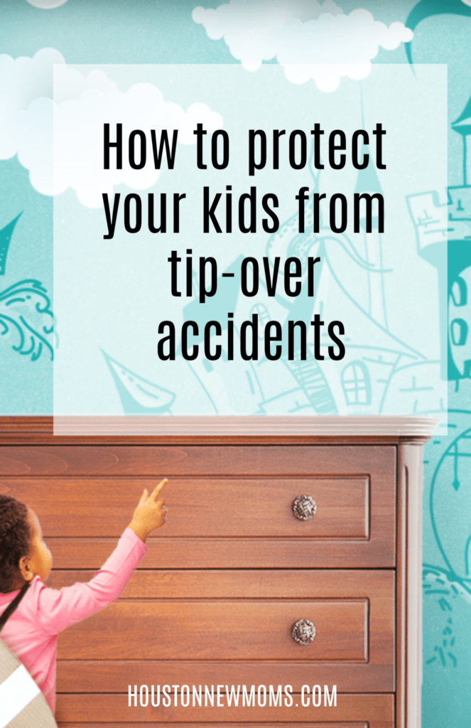 Hangman Anti-Tip Kits featured on HoustonNewMoms.com - How to protect
